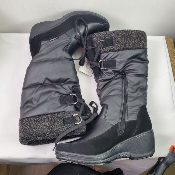 Aquatherm | Shoes | Aquatherm Womens Santana Canada Black Wren ...